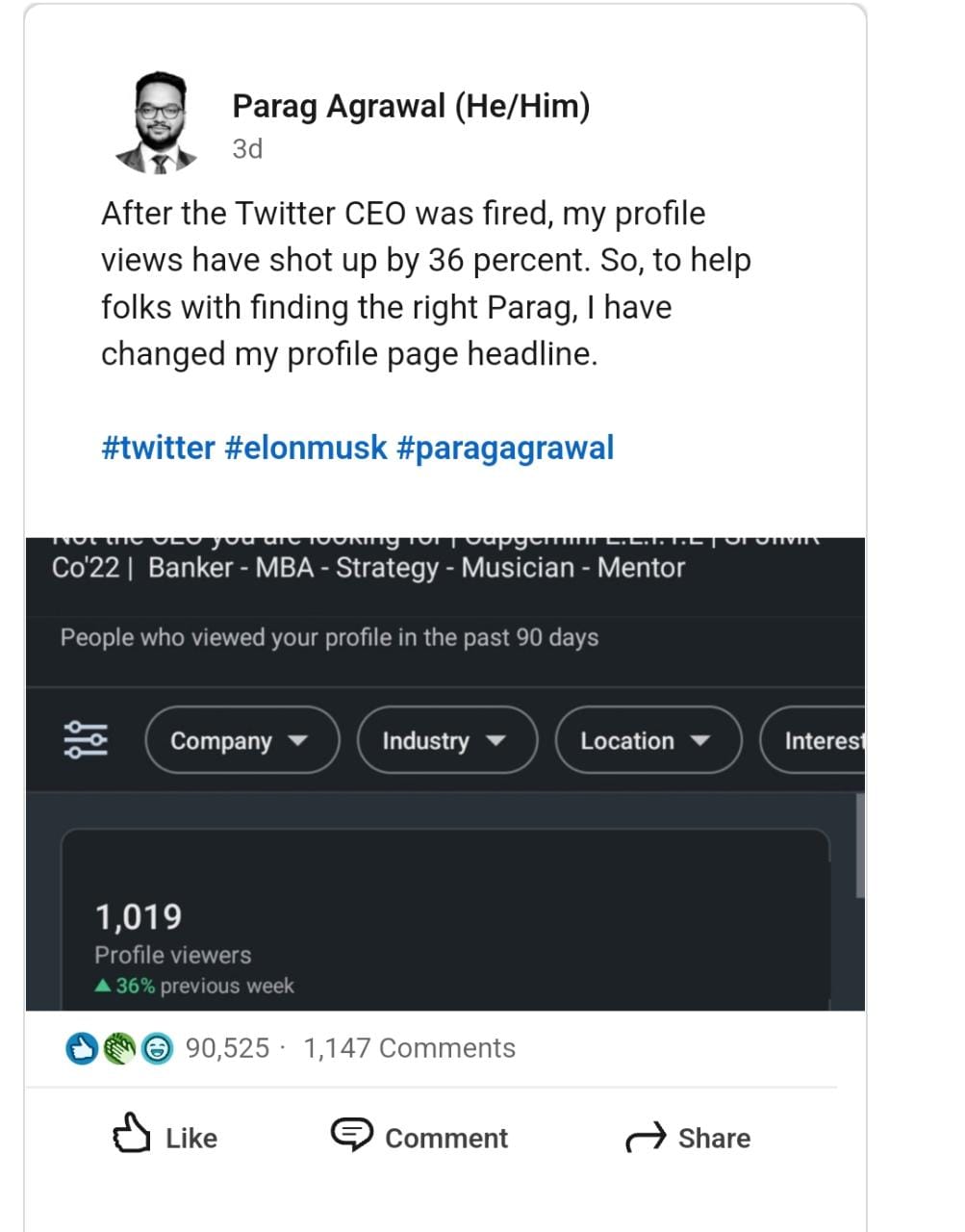 Parag Agrawal: With Twitter CEO's Departure, Banker Parag Agrawal's ...