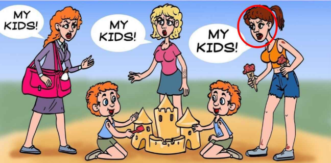 Optical Illusion: Put Brain Power to Test! Can You Spot the Real Mom of ...