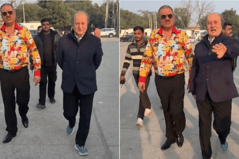 Anupam Kher Gifts Smartphone To Security Guard While Shooting For ...